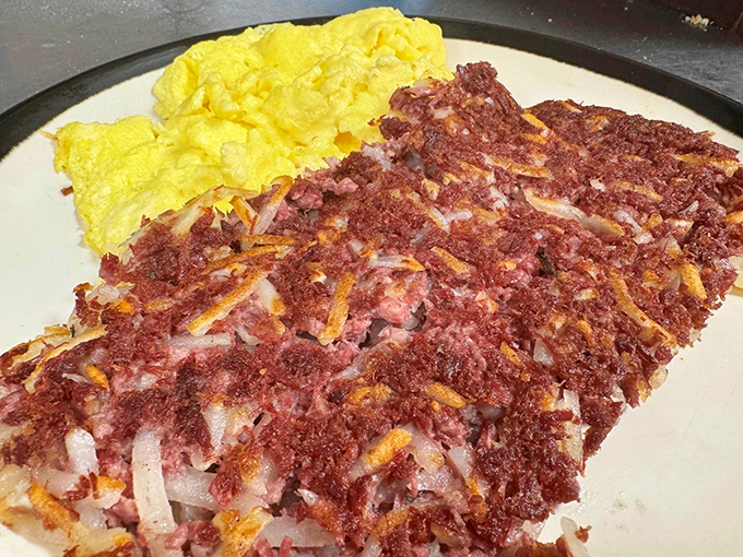 Corned beef hash that's actually made from corned beef—a revolutionary concept in a world of canned compromises.