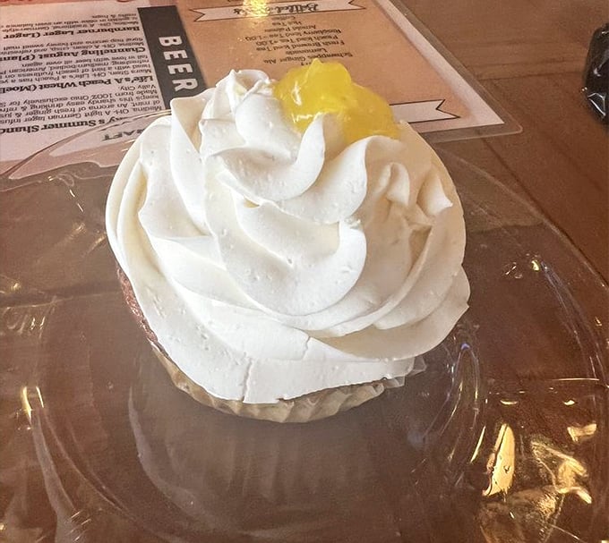 Dessert that doesn't whisper but announces itself with a crown of whipped cream. The perfect sweet finale to a savory pizza adventure.