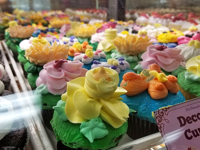 These flower-topped cupcakes aren't just desserts—they're edible bouquets that won't wilt before you get around to enjoying them.