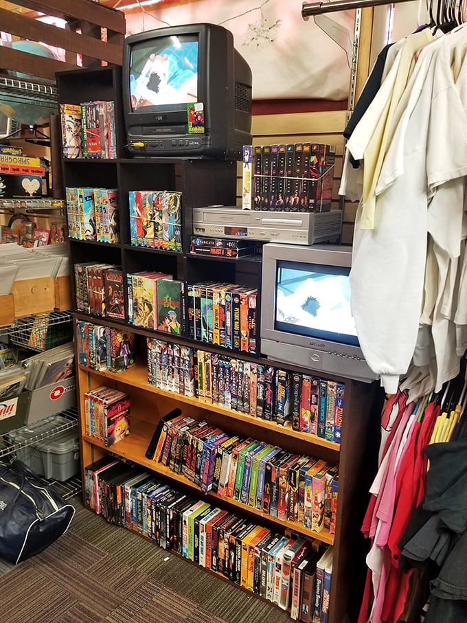 Not just clothes—Hollywood Vintage houses a vault of VHS treasures. Remember when "be kind, rewind" was life's most important instruction?
