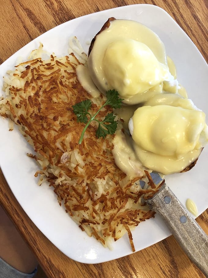 These Eggs Benedict aren't just breakfast—they're a hollandaise-draped masterpiece that makes Monday mornings actually worth facing.