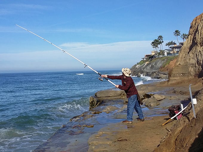 No fancy fishing charter needed here—just patience, a rod, and these rocky perches. The catch of the day comes with a side of spectacular views.