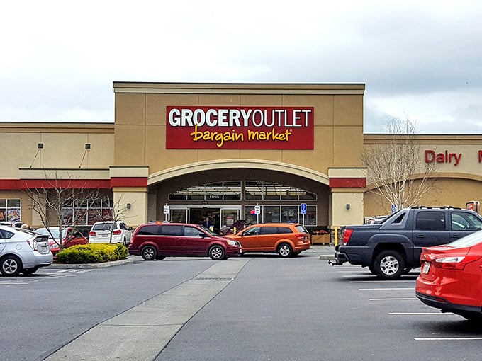 The Grocery Outlet parking lot: where Fortuna residents demonstrate their financial wisdom while still managing to eat like they have a personal chef.