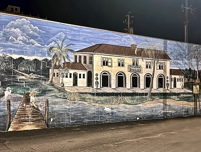 Who needs Netflix when you've got history painted larger than life? This mural captures Lake Wales' past with more vivid detail than any textbook.
