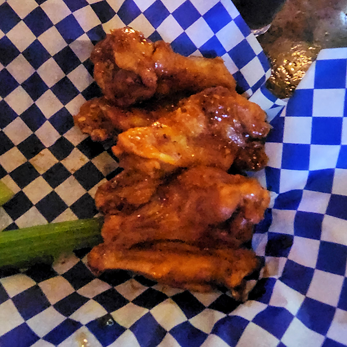Wings that don't need elaborate descriptions or fancy sauces—just napkins, cold beer, and the willingness to get deliciously messy in public.