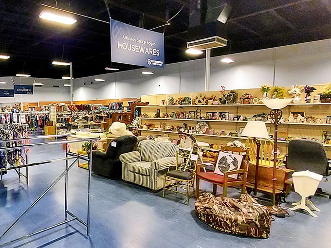 The housewares section feels like your grandmother's attic, if your grandmother were exceptionally organized and had impeccable taste.