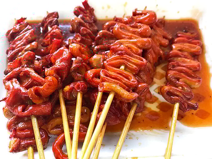 Intestines on a stick might sound like a dare from your college days, but these isaw skewers are the crispy-chewy delicacy you never knew you needed.