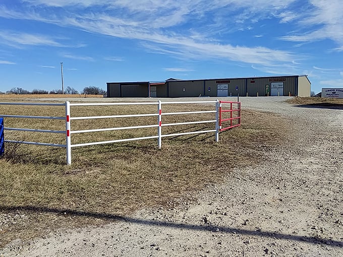 Beyond the Amish farms lies practical infrastructure serving the wider community – a reminder that Seymour balances tradition with necessary modern amenities.