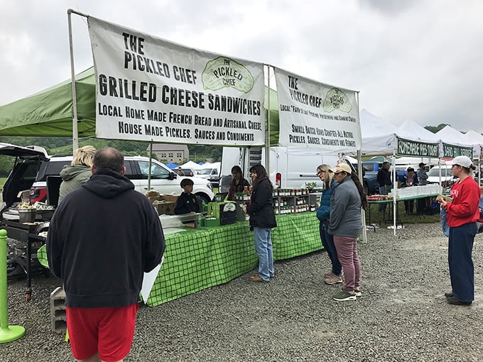 At Ligonier Country Market, The Pickled Chef proves that grilled cheese isn't just comfort food—it's an art form worth standing in line for.