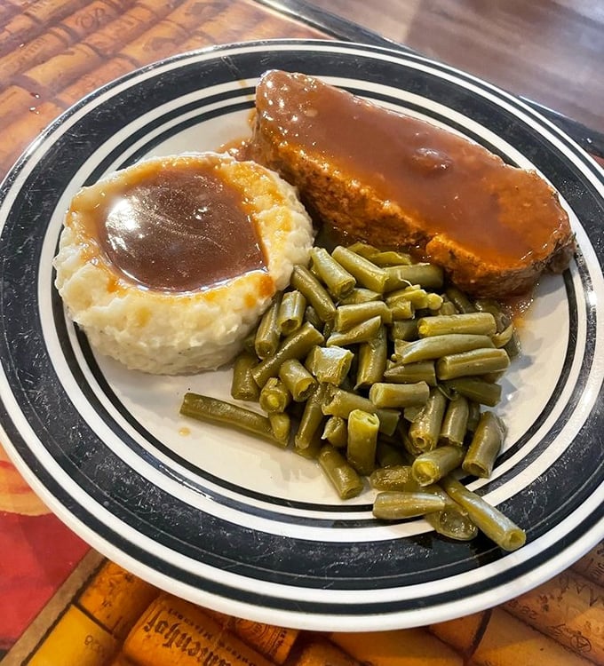 Meatloaf so perfect, it makes you forgive every cafeteria version you've ever suffered through.