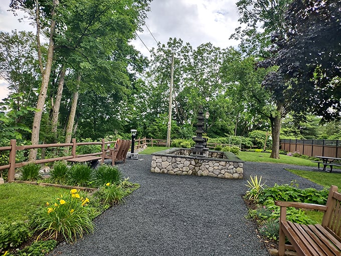 This tranquil park garden is Milford's version of zen—minus the meditation app subscription and with bonus points for actual birdsong.