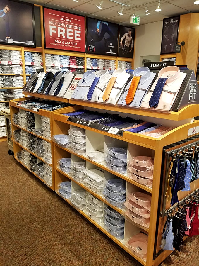 Buy one, get one free ties? This isn't just shopping – it's practically a financial investment in looking sharp.