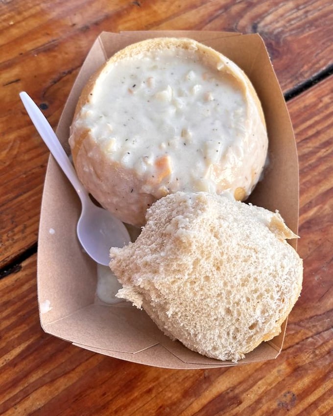 New England comfort meets California coast – this chowder proves some classics transcend geographic boundaries beautifully.