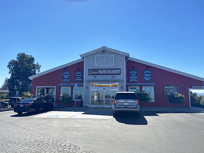 Orv's Farm Market brings farm-to-table back to its roots—no pretension, just fresh produce displayed in a barn-inspired building that means business.