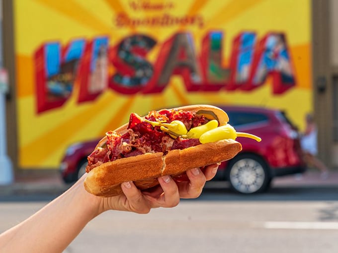 Pastrami this gorgeous doesn't need fancy presentation – just a soft bun, tangy mustard, and your undivided attention.