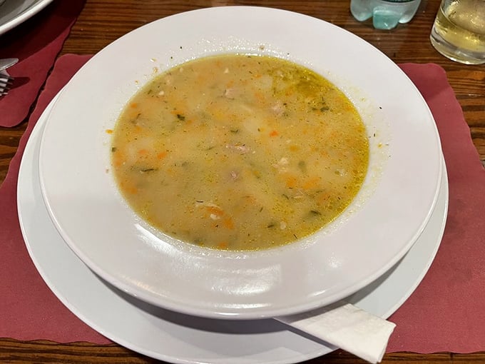 This golden soup, swimming with vegetables and herbs, proves that Polish cuisine understands the healing properties of a good broth.