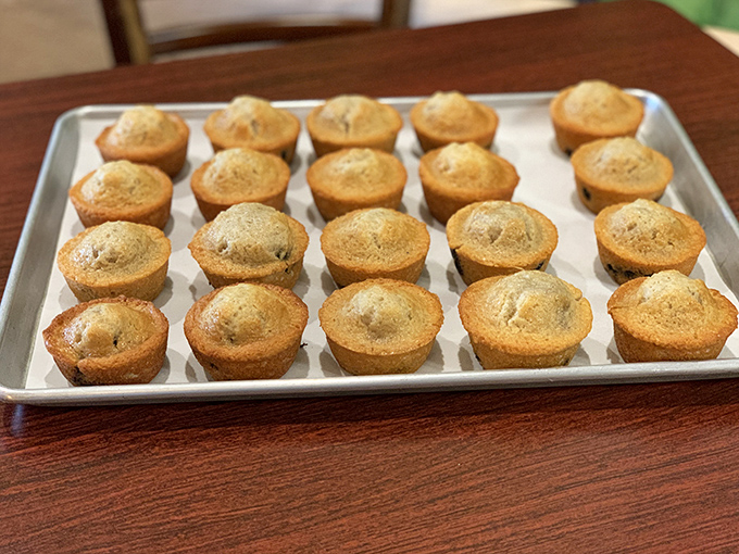 These golden pistachio muffins stand at attention like delicious little soldiers, ready to be deployed directly to your taste buds. No crumb left behind!