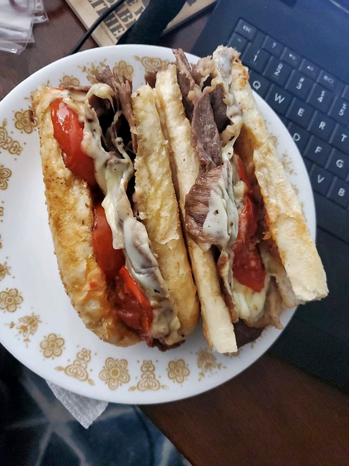 Layer upon layer of meaty perfection – this pizza steak is what would happen if Italy and Philadelphia had a delicious love child.