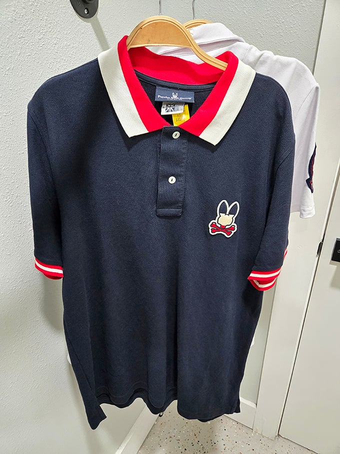 That Psycho Bunny polo isn't just stylish—it's proof that brand names and budget-friendly can happily coexist under one roof.