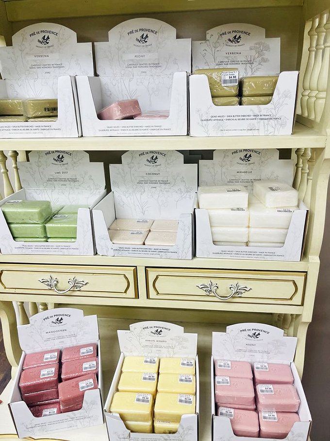 French luxury soap at thrift store prices? Oui, please! These Pré de Provence bars bring European bathroom elegance without the transatlantic flight.