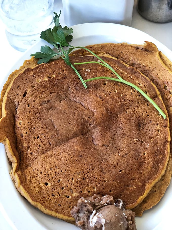 These pumpkin pancakes aren't just breakfast, they're an autumn festival that somehow got the memo to show up year-round.