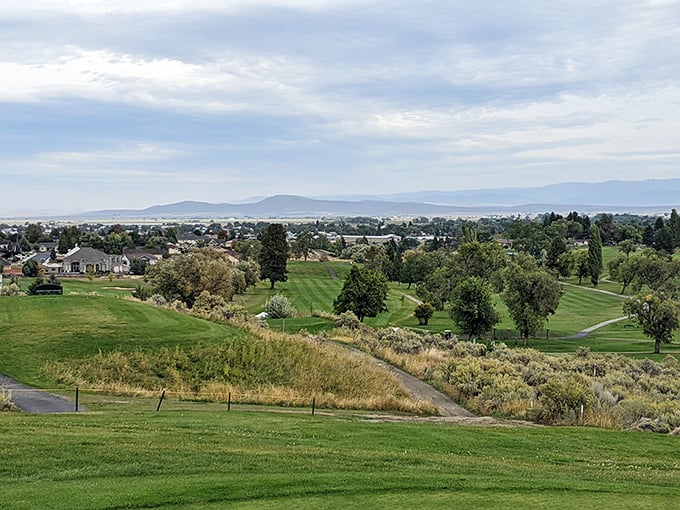 Golf with a view! Baker City's affordable recreation options include fairways where your ball might get distracted by the scenery.