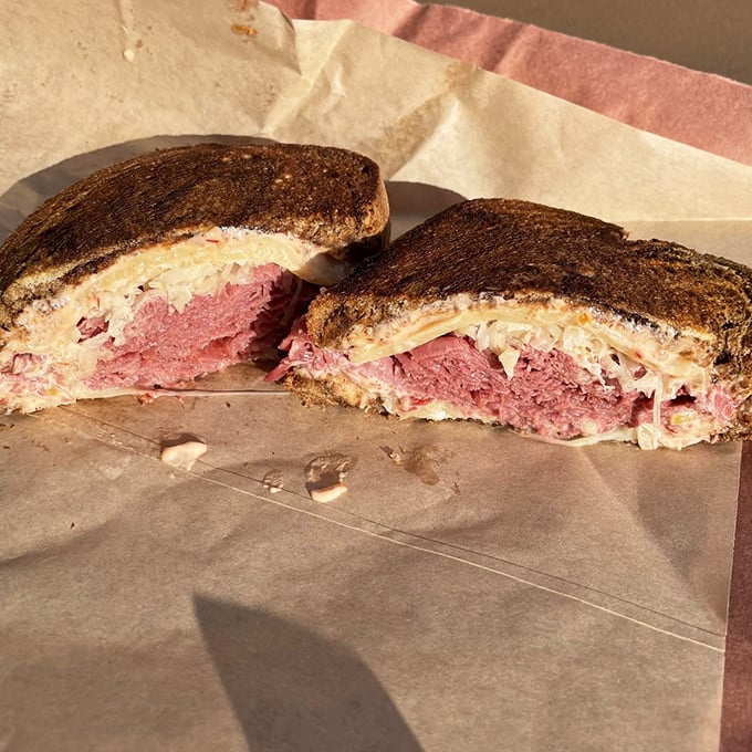 Behold the Reuben—where corned beef meets sauerkraut in a dance as timeless as Fred and Ginger. That melty cheese deserves its own fan club.