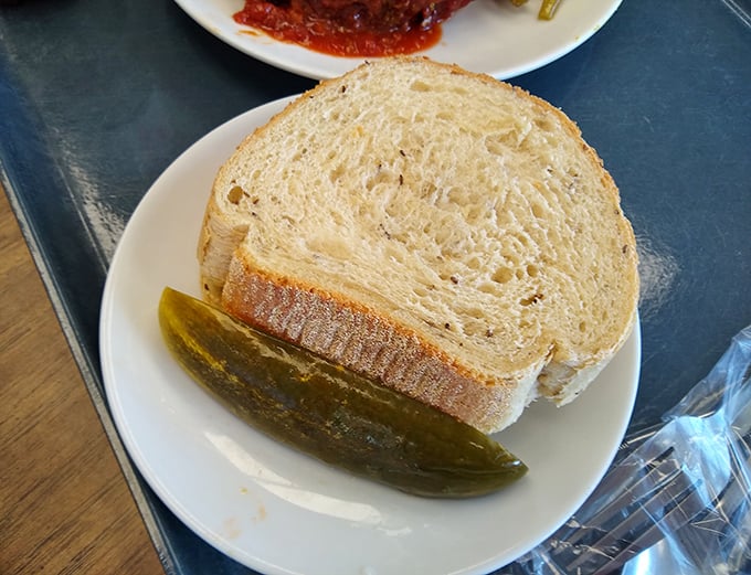 The supporting actor in any great deli performance—fresh rye bread with a perfect crust that's sturdy enough to handle whatever deli meat you throw at it.