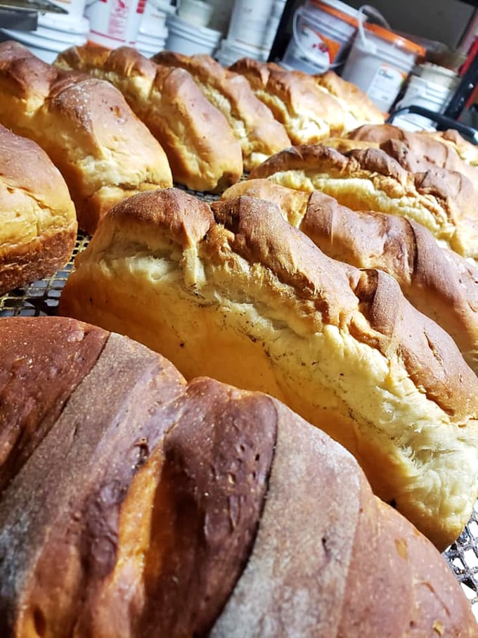 These golden loaves of sourdough aren't just bread – they're edible works of art with crackling crusts that sing when broken and tender insides worth writing home about.