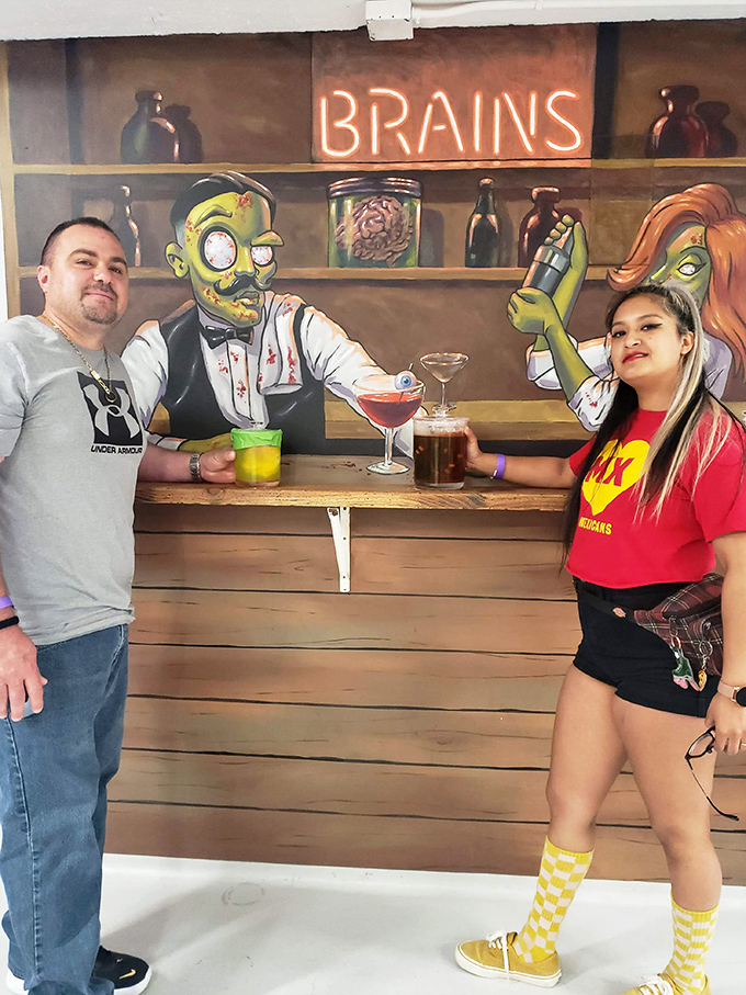 Having cocktails with zombie bartenders – because regular happy hour was getting a bit predictable, wasn't it?
