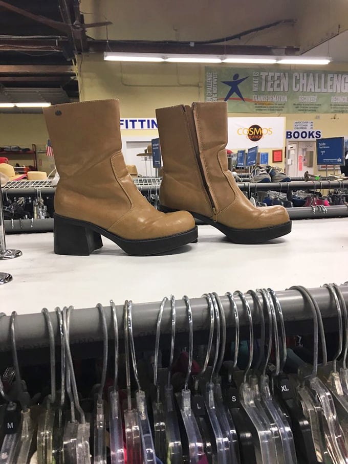 These vintage boots weren't made for walking—they were made for strutting away with the smugness that comes from scoring authentic style for pocket change.