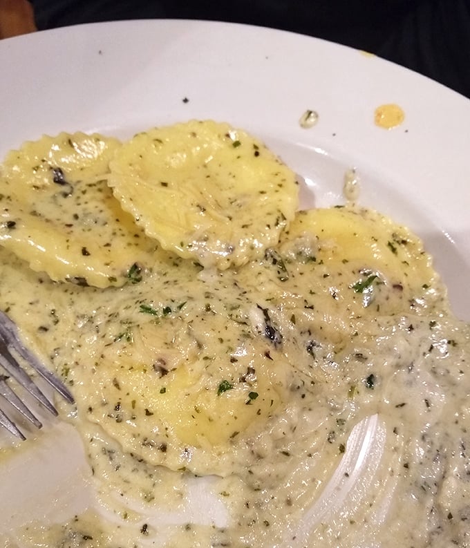 Cheese ravioli that doesn't just sit on the plate—it performs. Each pillowy pocket delivers a perfect harmony of herbs and cheese in every bite.