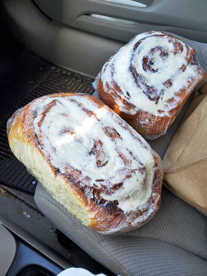 These cinnamon rolls aren't just dessert masquerading as breakfast – they're the reason alarm clocks were invented in the first place.