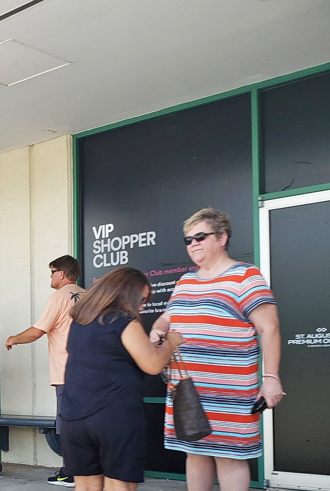 The VIP Shopper Club entrance – where savvy shoppers transform from casual browsers to strategic bargain hunters with military precision.
