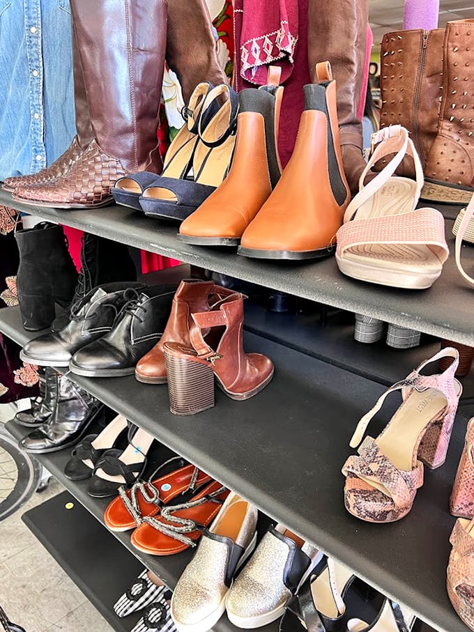 These boots and shoes weren't just made for walking—they're waiting to tell new stories with whoever gives them a second chance.