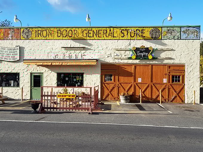 The Iron Door General Store offers provisions for modern-day pioneers—though thankfully you won't need to pan for gold to afford them.
