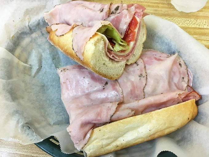 Layer upon glorious layer of Italian cold cuts and cheese. This hoagie isn't just a sandwich; it's a commitment to excellence.