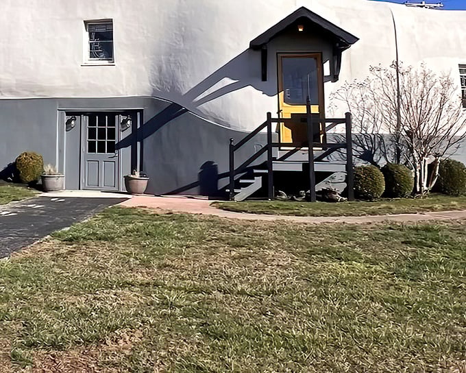 The entrance says "step right in" with more literal truth than any doorway has ever possessed.