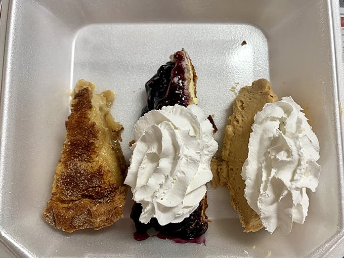 The pie flight at Nick's is like a dessert version of speed dating—you'll fall in love multiple times in one sitting. Whipped cream optional, but highly recommended.