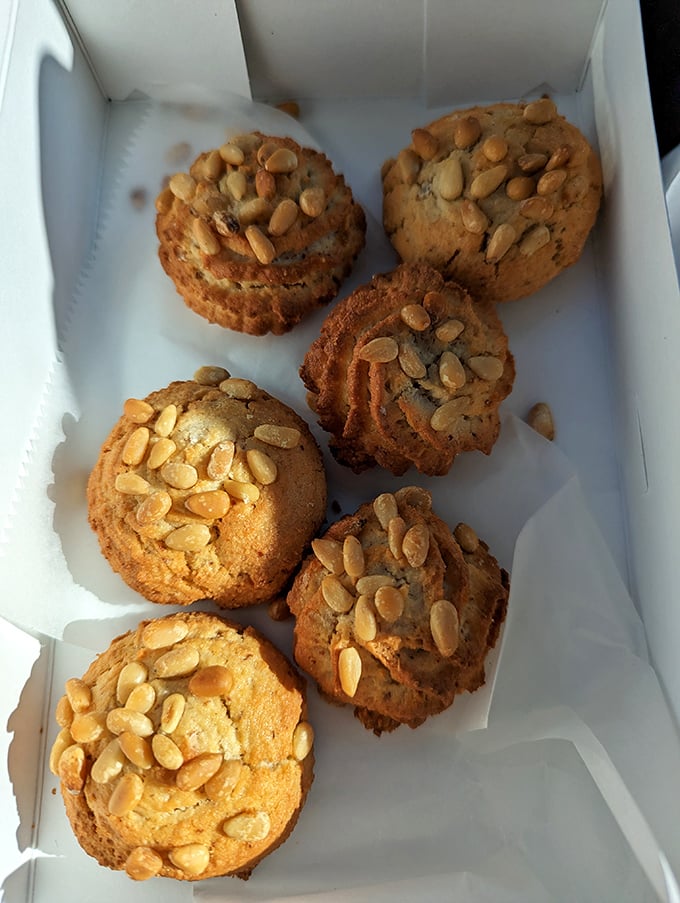 Pignoli cookies – where buttery almond paste meets toasted pine nuts in a marriage so perfect it should have its own reality show.