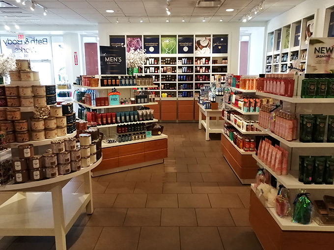 Bath & Body Works: where you can smell like a tropical vacation even if your budget only allowed for an outlet mall adventure.
