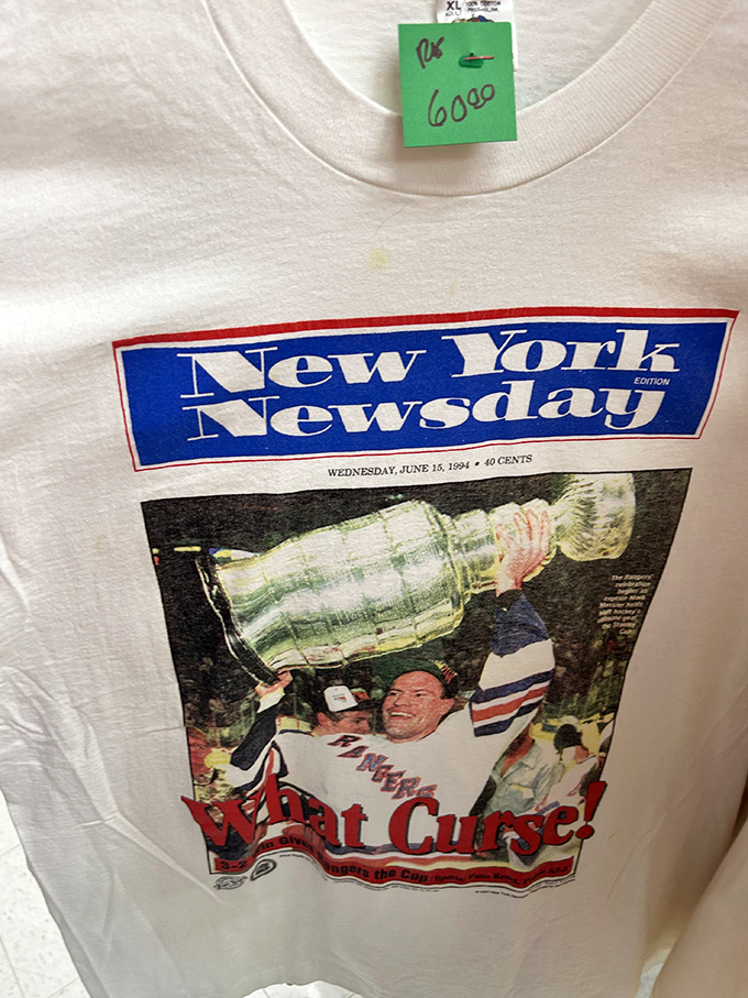 This vintage Rangers Stanley Cup shirt isn't just clothing—it's a wearable time capsule from 1994 when "What Curse?" was the headline.