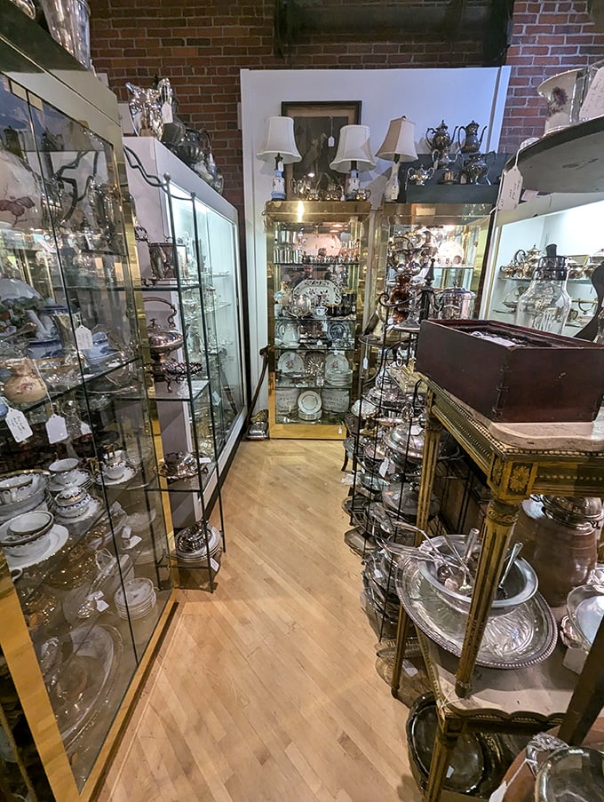 Crystal kingdoms and silver empires – where your grandmother's fine china comes to find new admirers and tell stories of elegant dinner parties past.