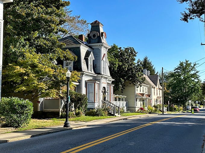 Victorian elegance meets small-town charm on this tree-lined street where each home tells a story centuries in the making.