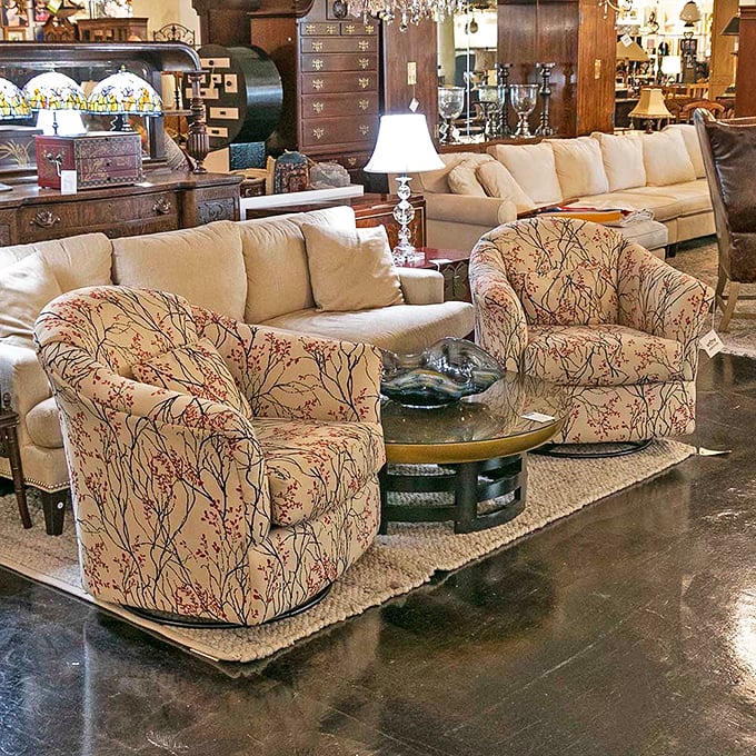These floral club chairs aren't just seating—they're adoption-ready pets that promise to loyally support your backside for decades to come.