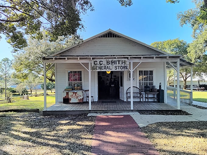 The C.C. Smith General Store, where "one-stop shopping" meant flour, fabric, and farming tools—not a grande latte with your toilet paper run.