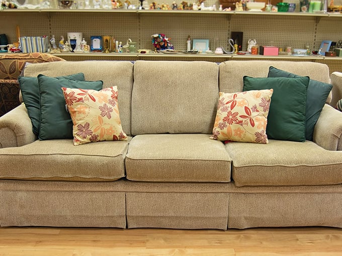This isn't just a sofa—it's a statement piece saying, "Yes, I have excellent taste, and no, I didn't pay retail."
