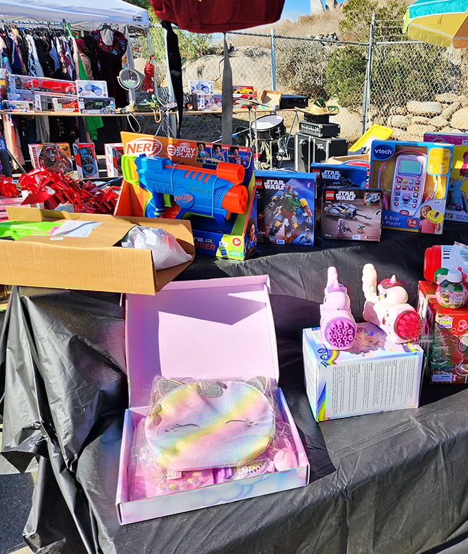 Toy heaven where Star Wars meets Nerf meets childhood nostalgia. Parents beware: you'll end up buying that toy "for the kids" but really for yourself.