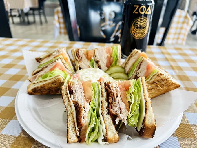 The club sandwich—stacked higher than a Center City skyscraper—proves that architecture isn't just for buildings in this town.