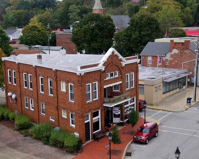 The tree-lined streets of Saltsburg's historic district showcase classic American architecture that's aged like fine wine—getting better with each passing decade.